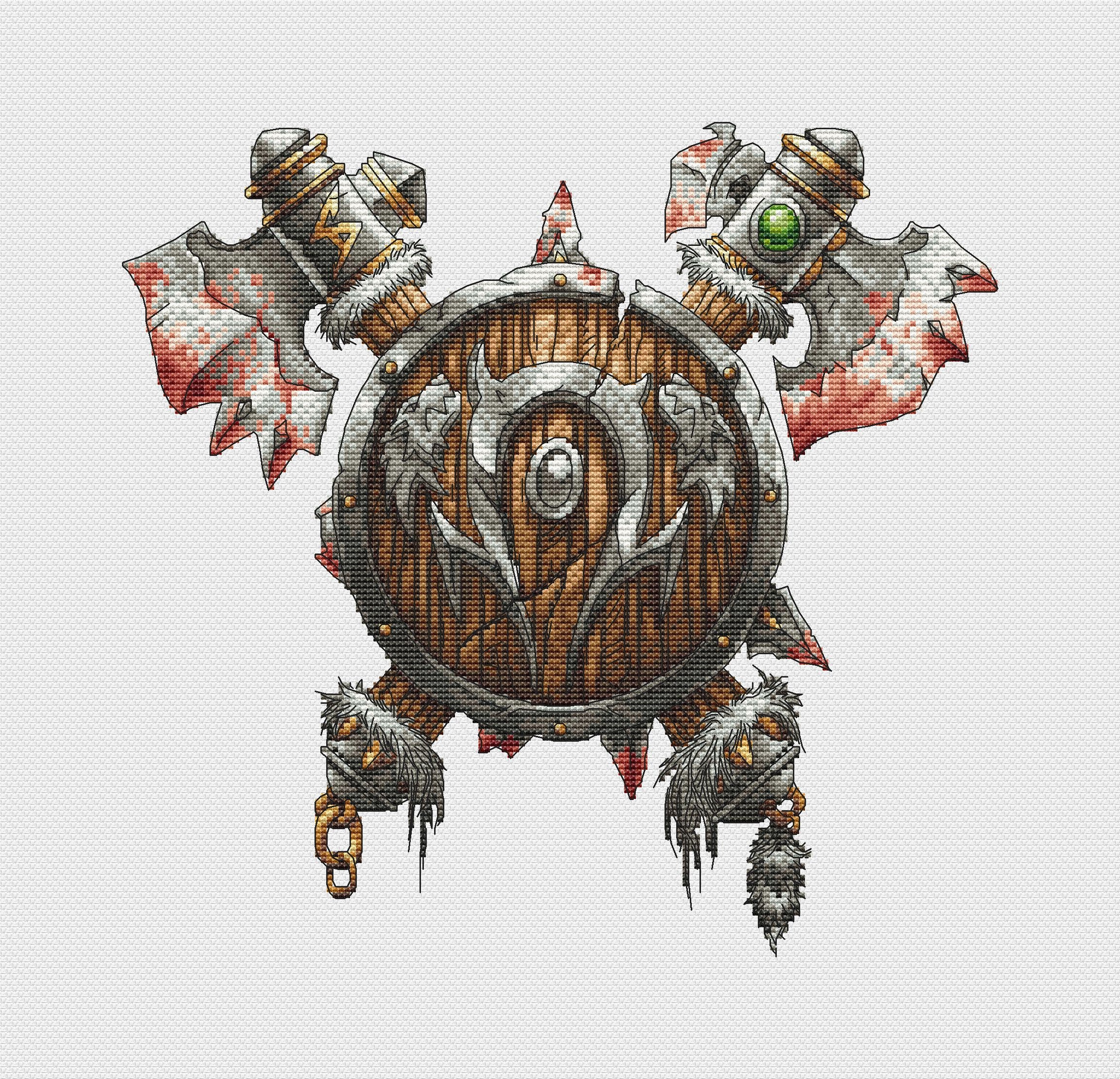 World of Warcraft, Orcs Crest, Cross Stitch Pattern PDF - Etsy