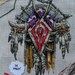 World of Warcraft, Crest / Banner of the Horde, Horde, Cross Stitch ...