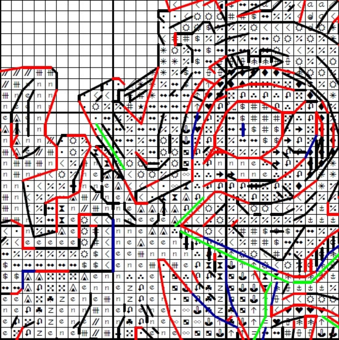 World of Warcraft, Rezan the King Loa, Dinosaur, Cross Stitch Pattern ...