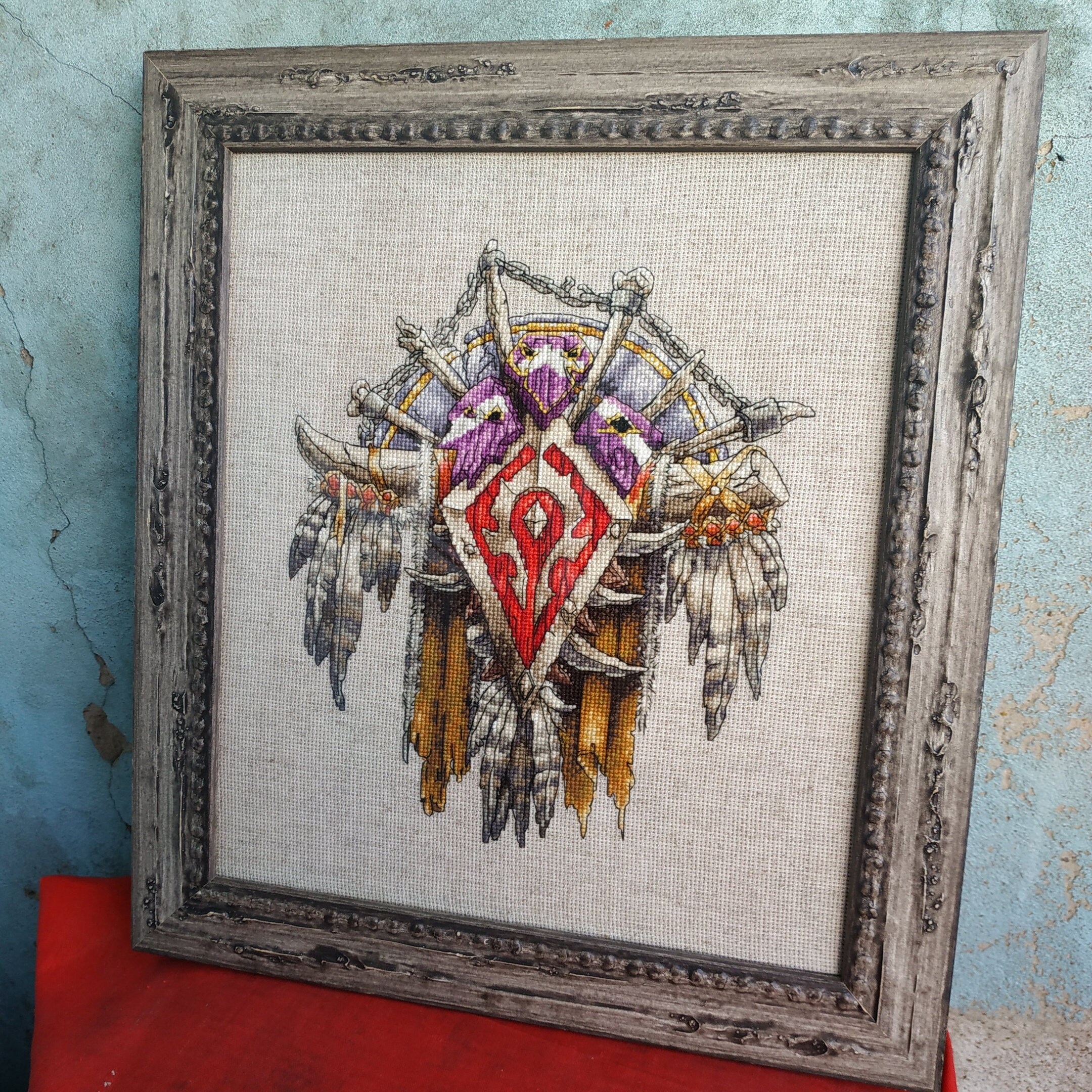 World of Warcraft Crest / Banner of the Horde Horde Cross | Etsy