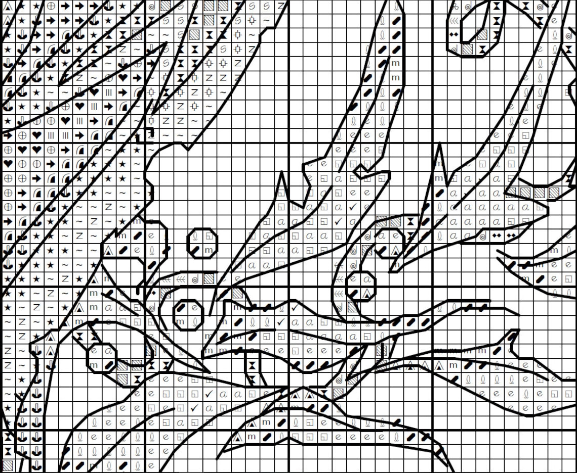 World of Warcraft, Blood Elf Crest, Icon of Blood, Cross Stitch Pattern ...