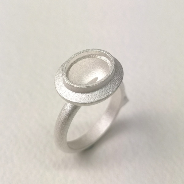 Cast Silver Ring - Etsy