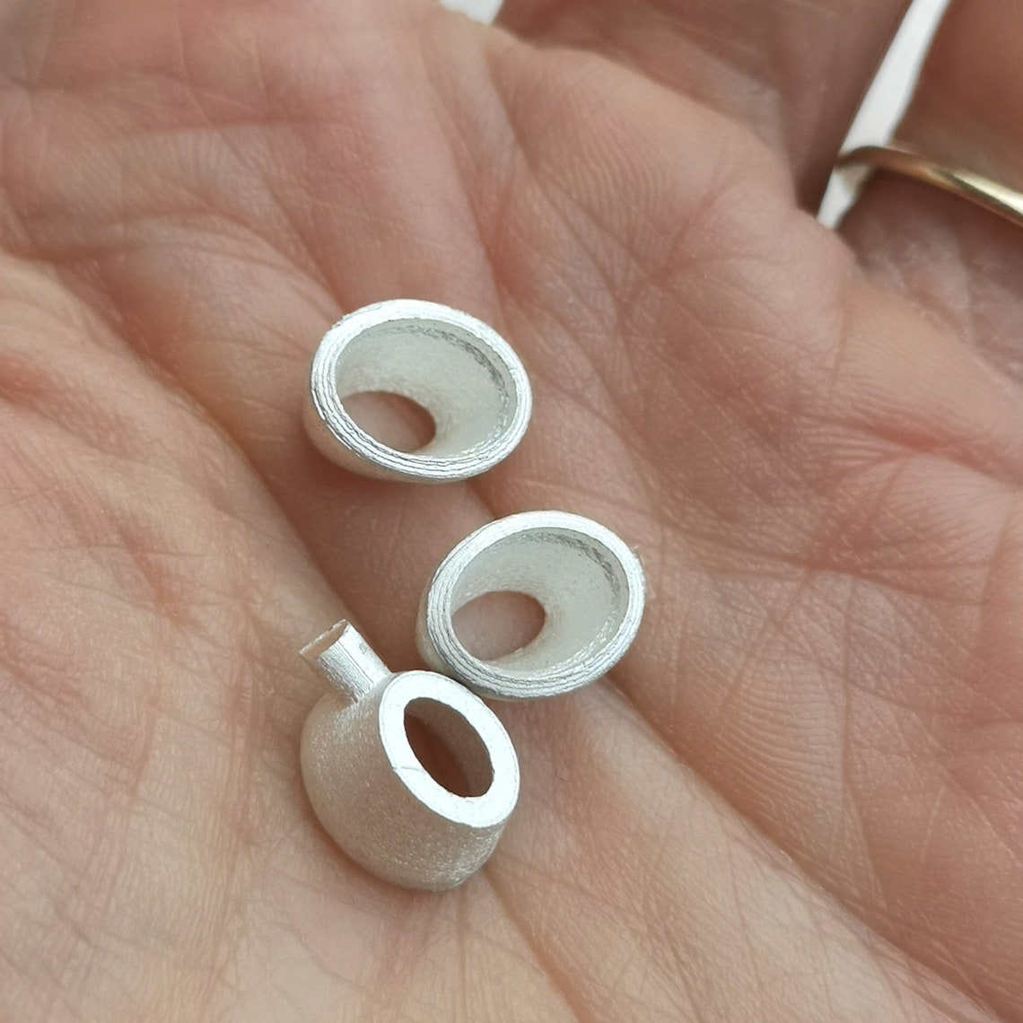 8x6mm Oval Setting Sterling Silver Stone Setting Gold - Etsy