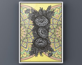 Mandala Art A3 Size - Etsy