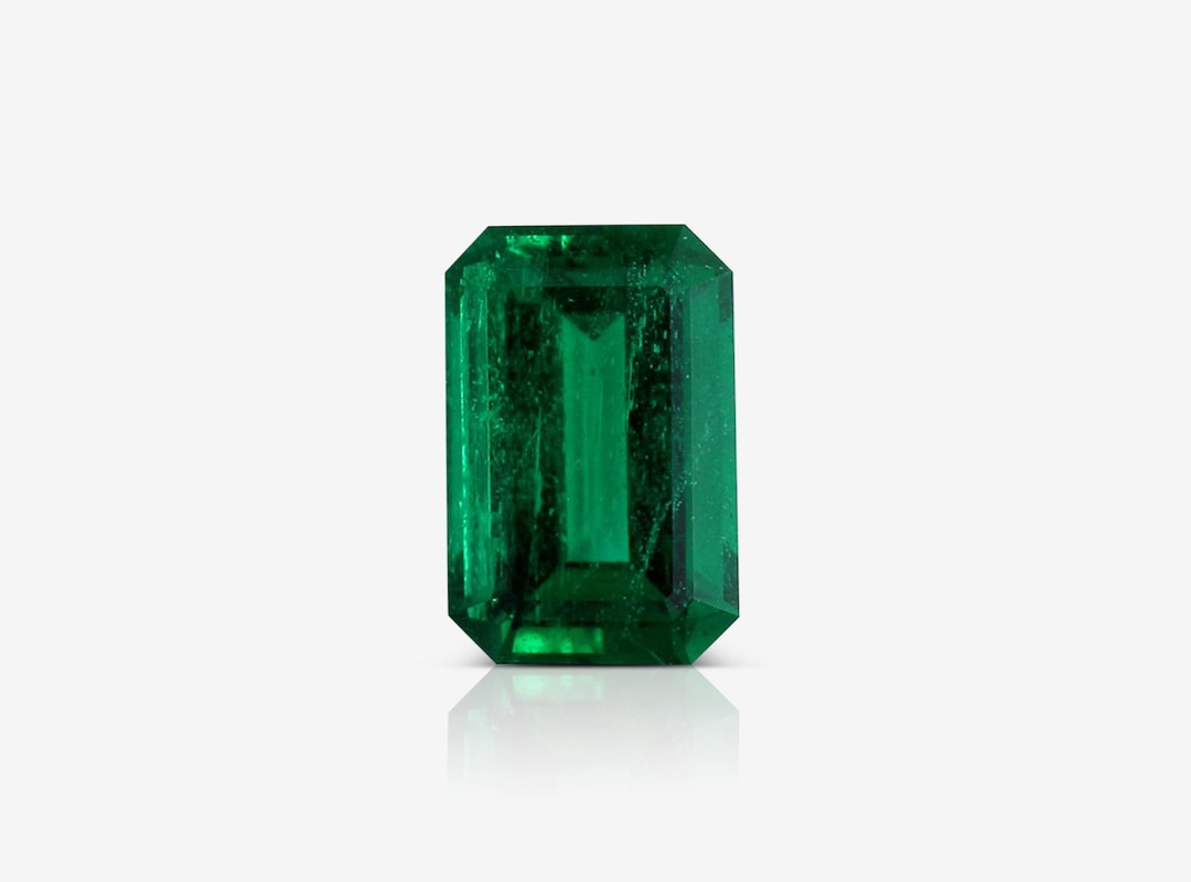 1.62ct. Loose Natural Emerald, Green Color Emerald Cut, GRS Certified ...