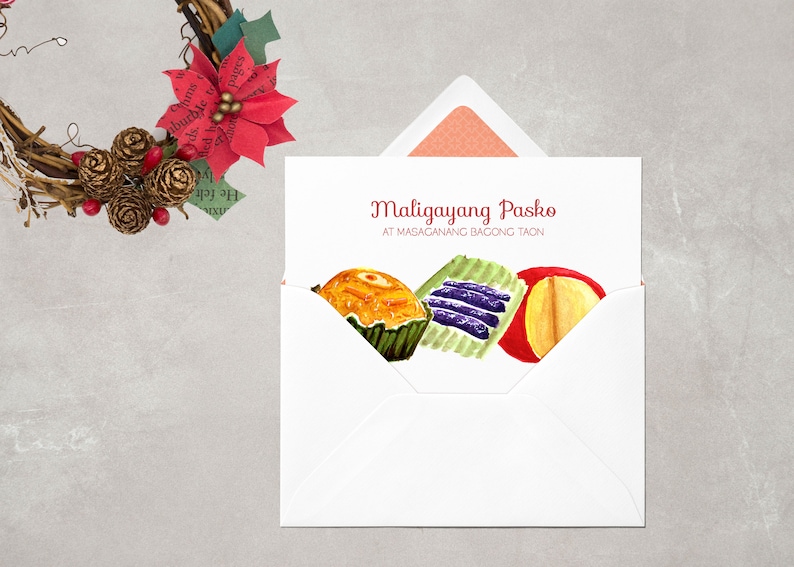 Christmas Card Printable Maligayang Pasko Filipino Christmas Instant ...