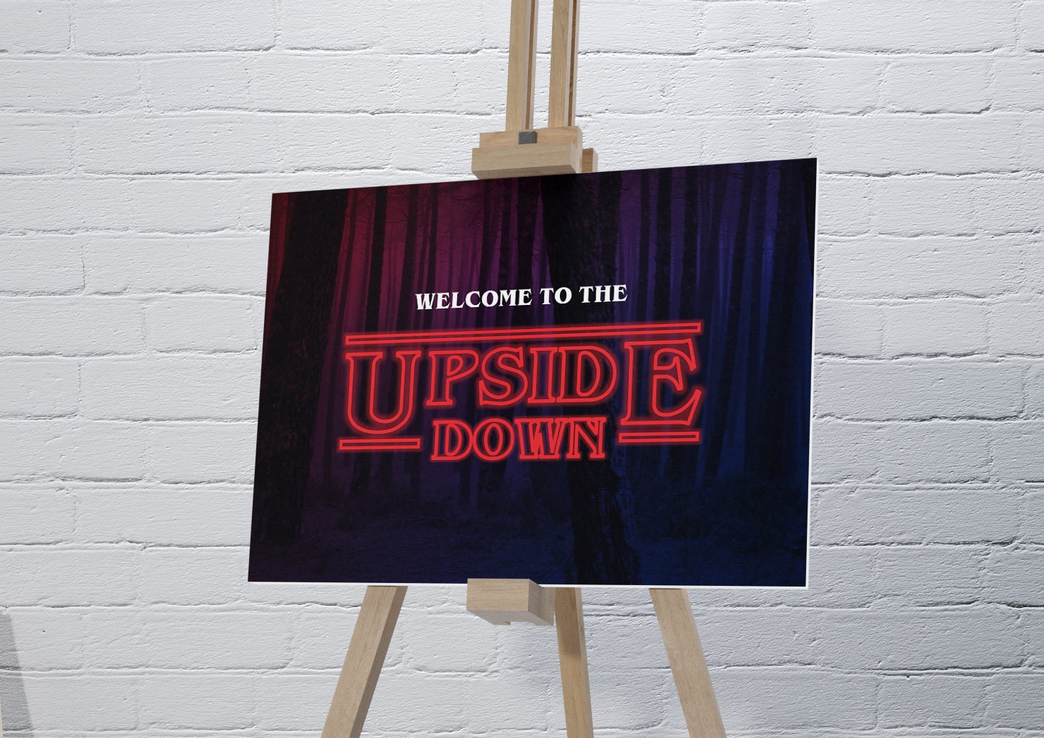 EDITABLE Stranger Things Signs / Posters Stranger Things | Etsy