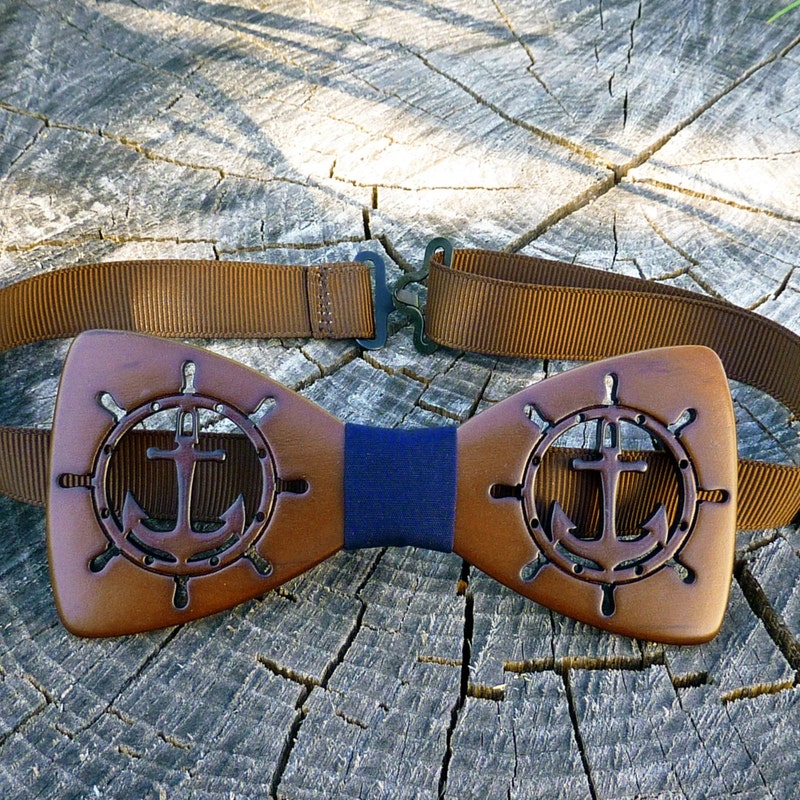 Nautical Bow Tie - Etsy