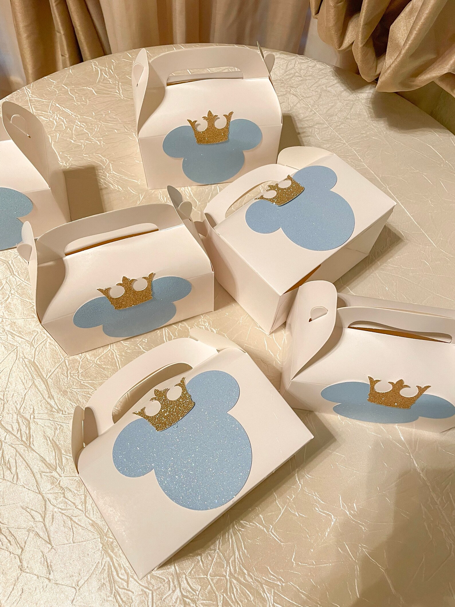Royal Mickey Mouse Favor Boxes - Etsy