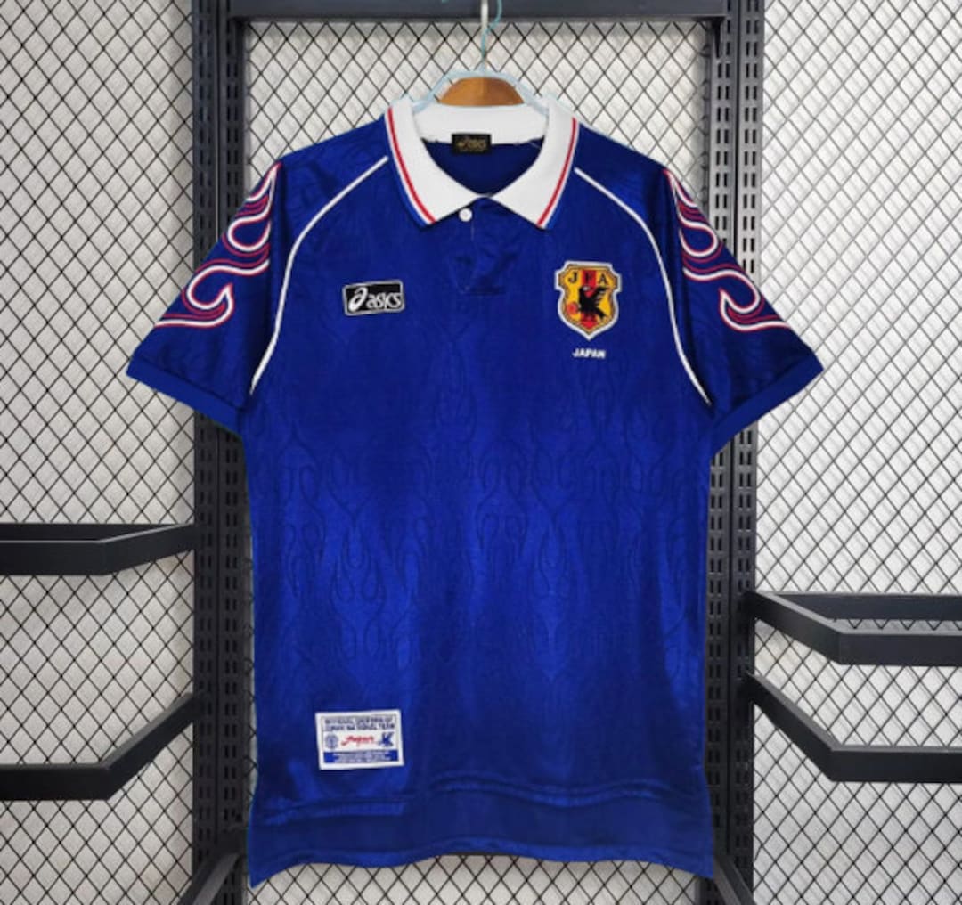 Japan National Team Retro 1998 World Cup Home Special Blue - Etsy