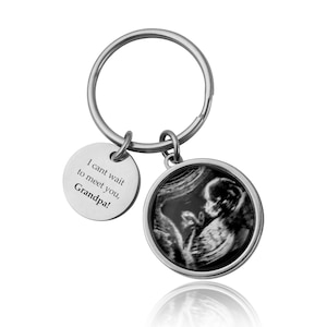 Personalized Ultrasound Keychain, Baby Scan Sonogram Picture Photo ...