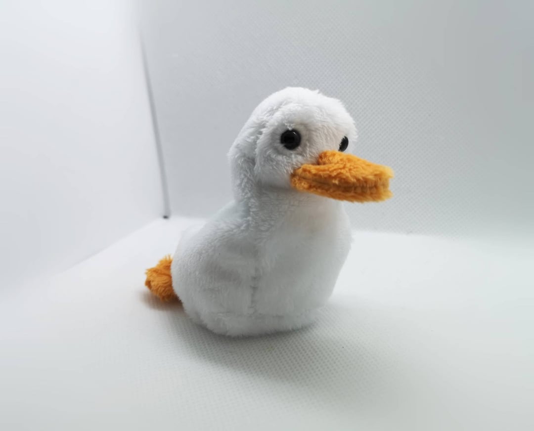 Duck Plush - Small Duck Beanie Plush Toy by Froogandboog - Etsy