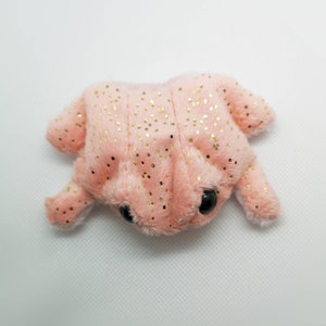 Frog Plush Sparkly Pink Plushie Frog Toy by Froogandboog - Etsy