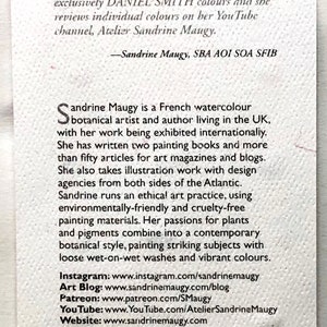 Official Daniel Smith Sandrine Maugy Palette Dot Card - Etsy Australia