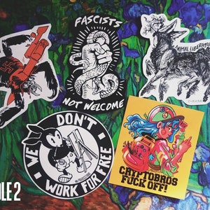 New Leftist Sticker Bundle Pack - Etsy