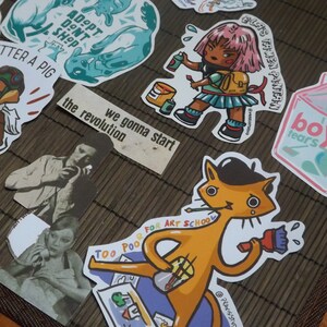 Too Poor for Art School Sticker - Etsy