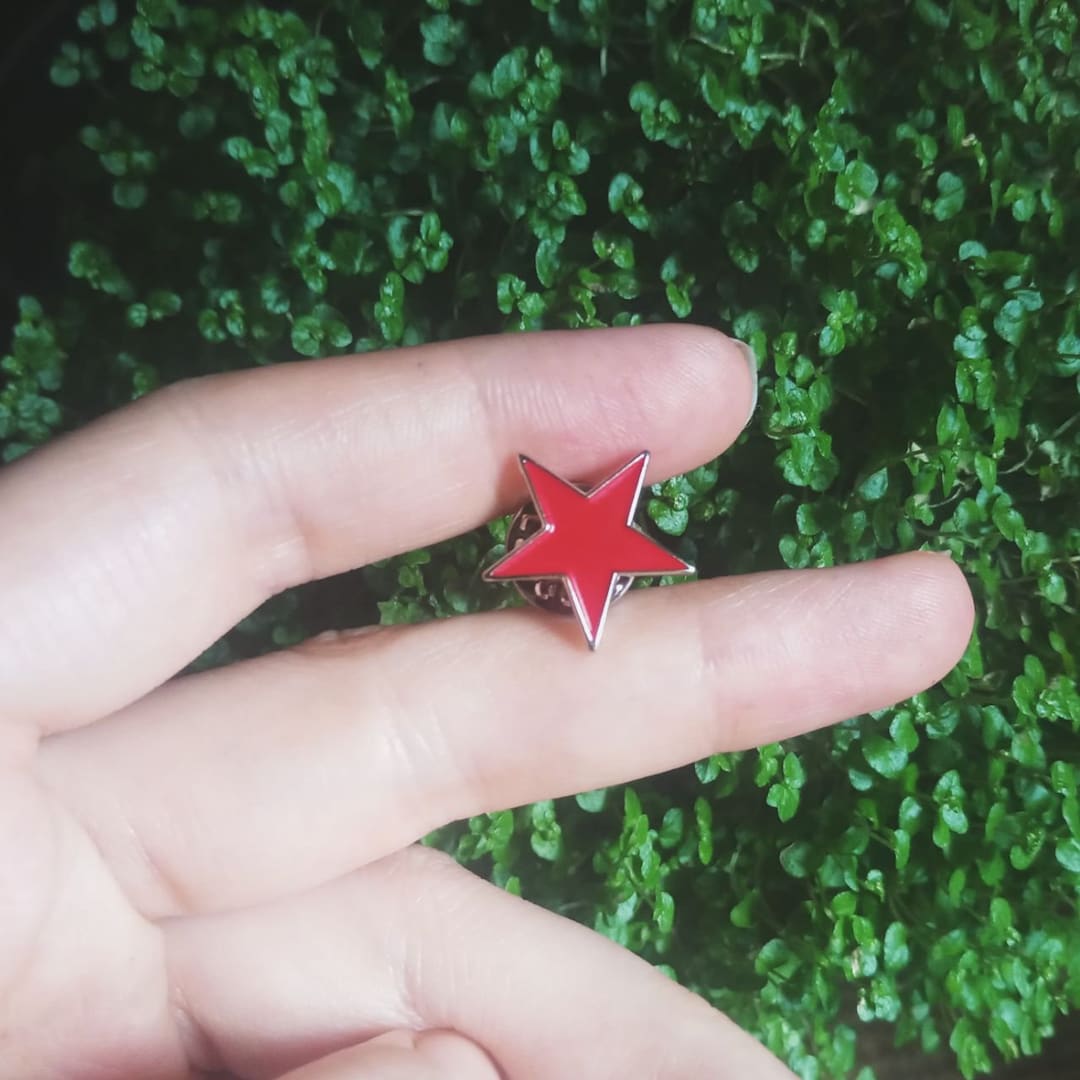 Red Star Enamel Pin Socialist Communist - Etsy