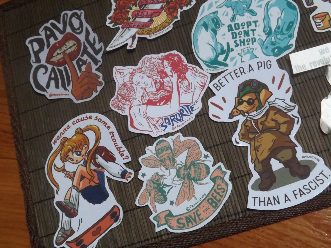 Pavo cállate feminist sticker | Etsy