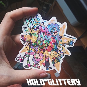 Girls to the Front Punk Sticker - Etsy