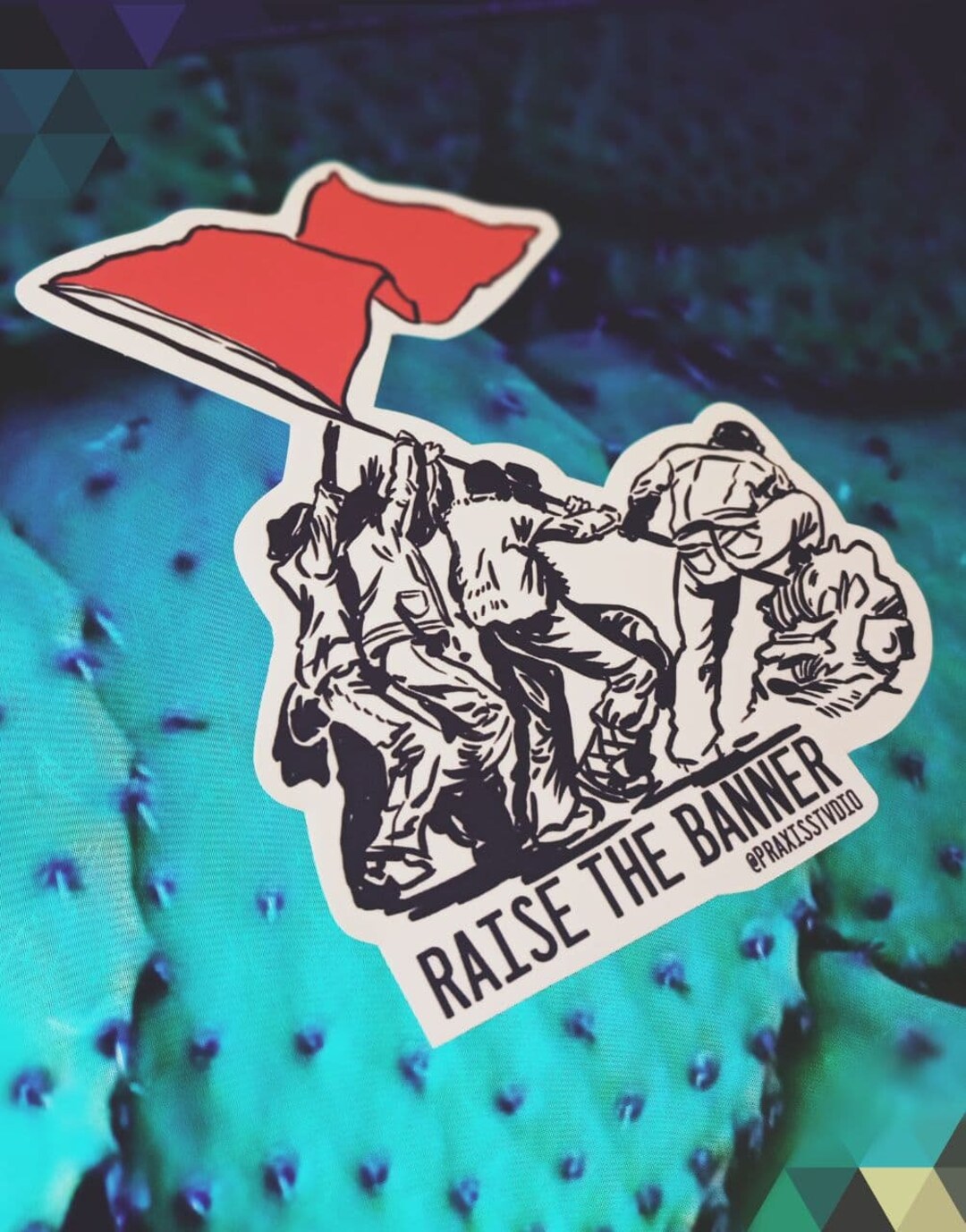 Raise the Banner Leftist Socialist Sticker - Etsy