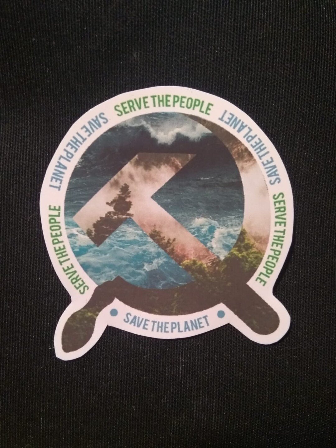 Serve the People Save the Planet Sticker - Etsy