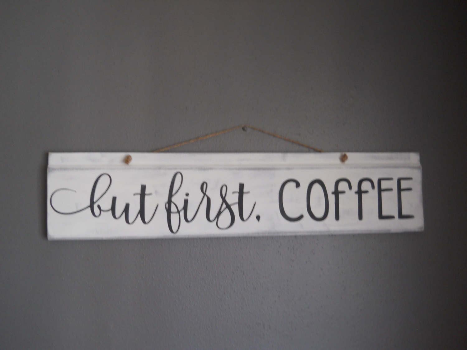 But First Coffee Sign - Coffee Lover Sign - Wood Sign - Rustic Wooden ...