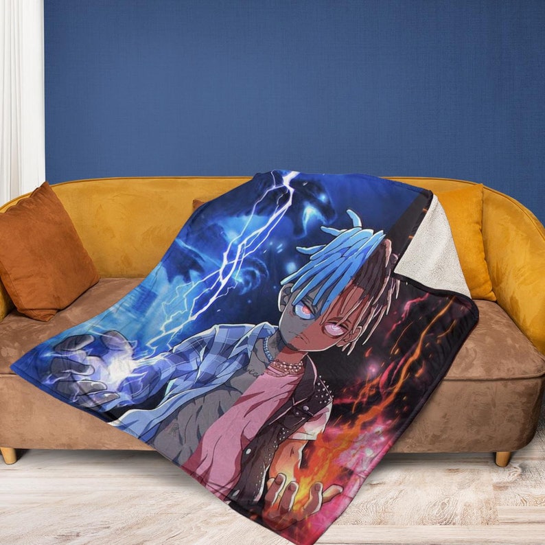Xxxtentacion & Juice Wrld Rapper Sherpa Fleece Quilt Blanket BL1515 ...