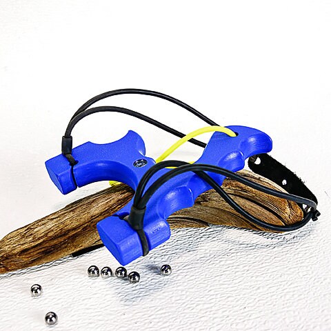 Slingshot Catapult, Blue Textured Polyethylene, HDPE, Menace, Hunter ...