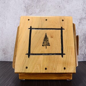 Nightstand Wood Book Holder From Maple and Cherry, Wooden Bookmark ...