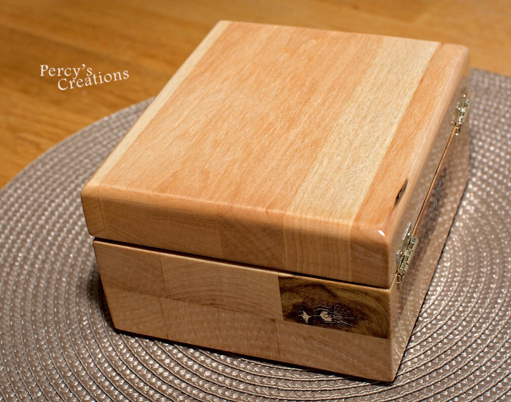 Reclaimed Wood Custom Jewelry Keepsake Box, Rustic Gift Box ...
