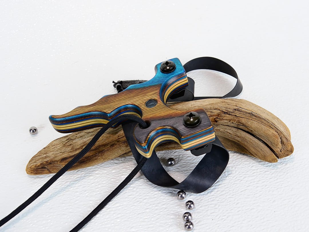Wooden Slingshot, Spectraply Safari Twister Sling Shot, Wooden Catapult ...