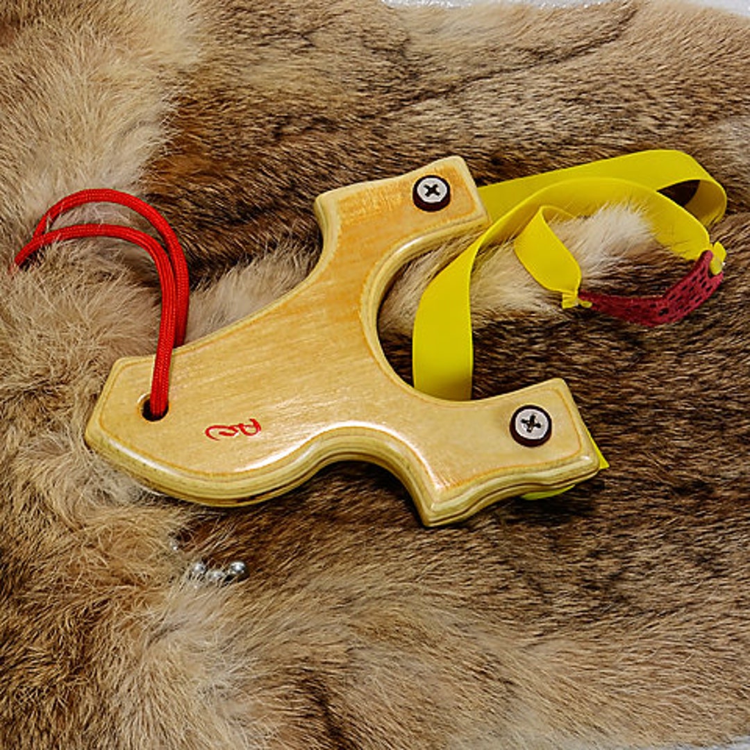 Birchwood Slingshot, Lightweight Sling Shot, Hunting Gift, Wooden ...