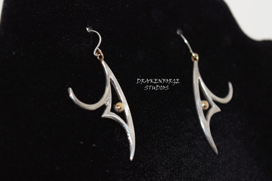 Eye of Horus Earrings With Sterling Silver Brass and 14K Gold - Etsy