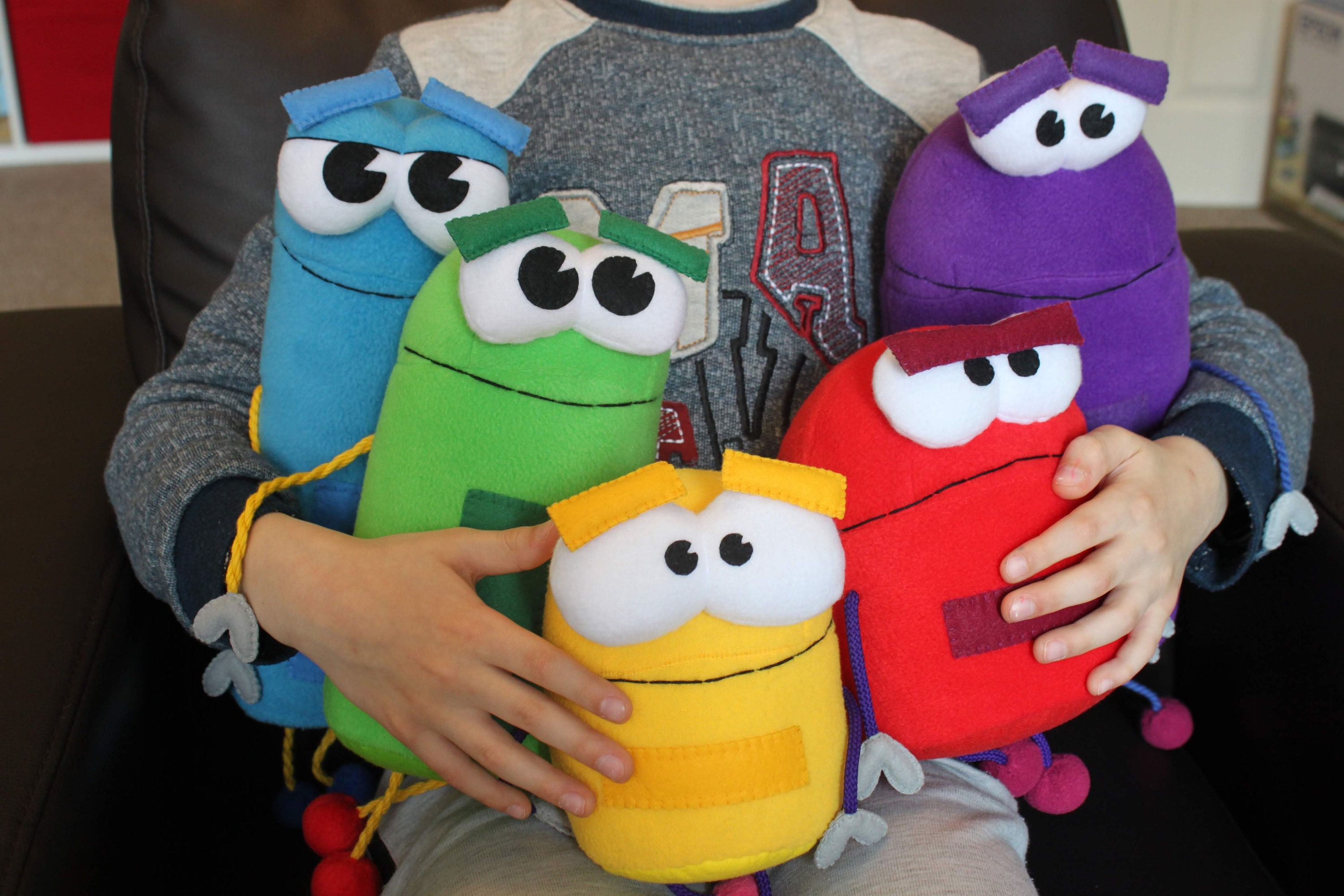 Set of Fleece Robots, Plush Bots Inspired by Story Bots - Etsy