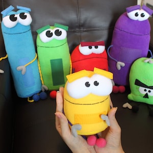 Set of Fleece Robots, Plush Bots Inspired by Story Bots - Etsy