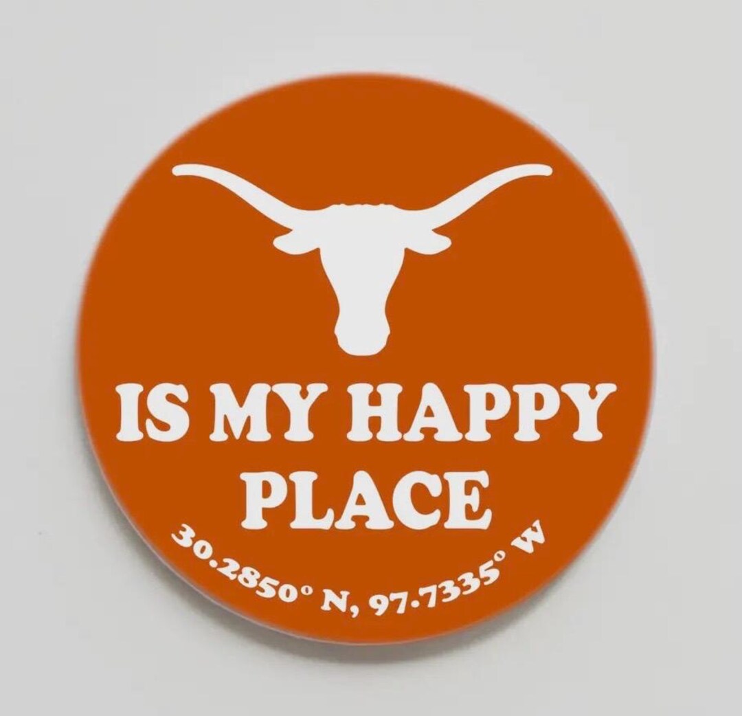 UT Happy Place Burnt Orange Button-boot Button-purse Button-pin-ut ...