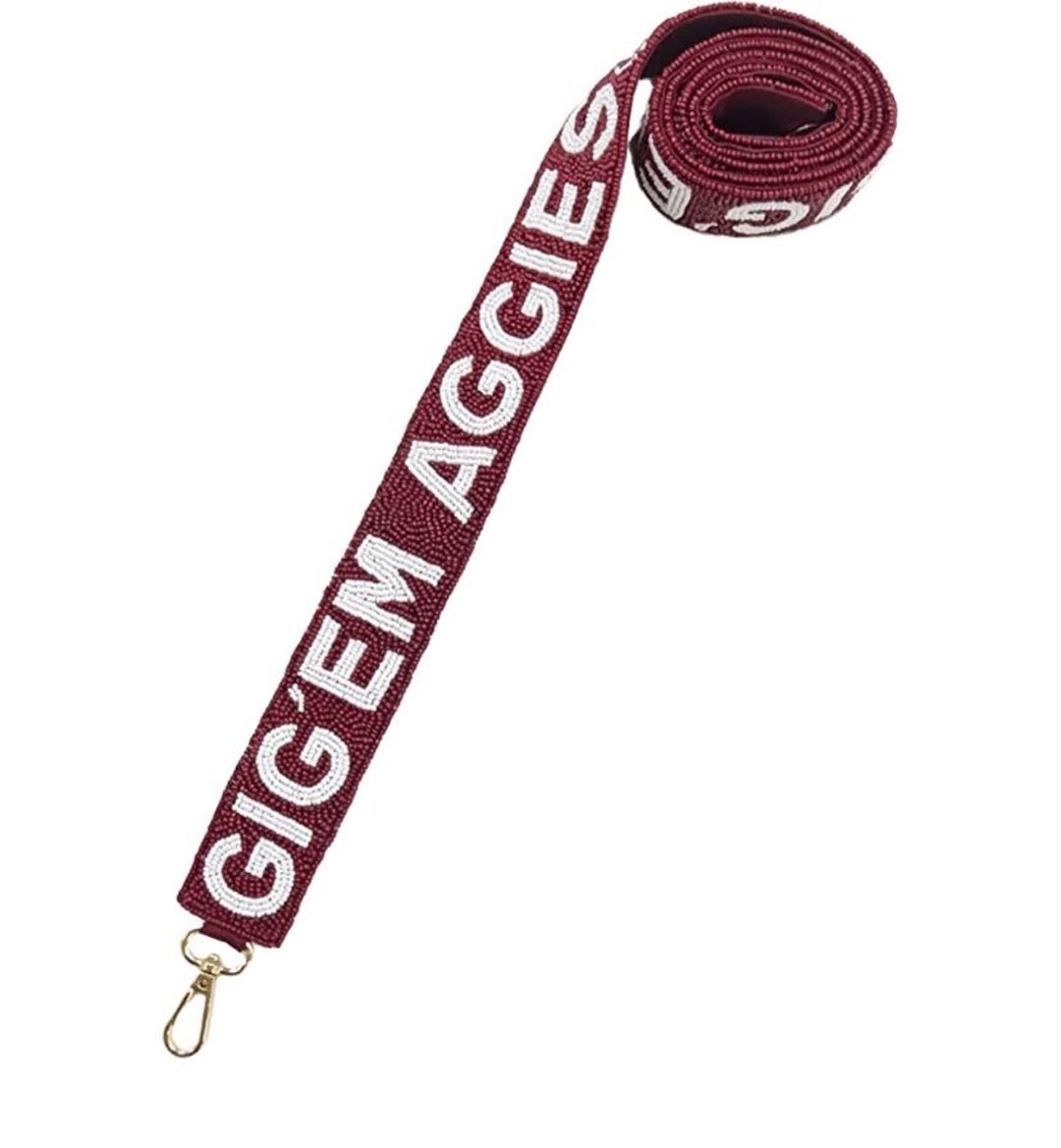 Aggie Beaded Purse Strap-stadium Purse Strap-clear Purse Strap-strap ...