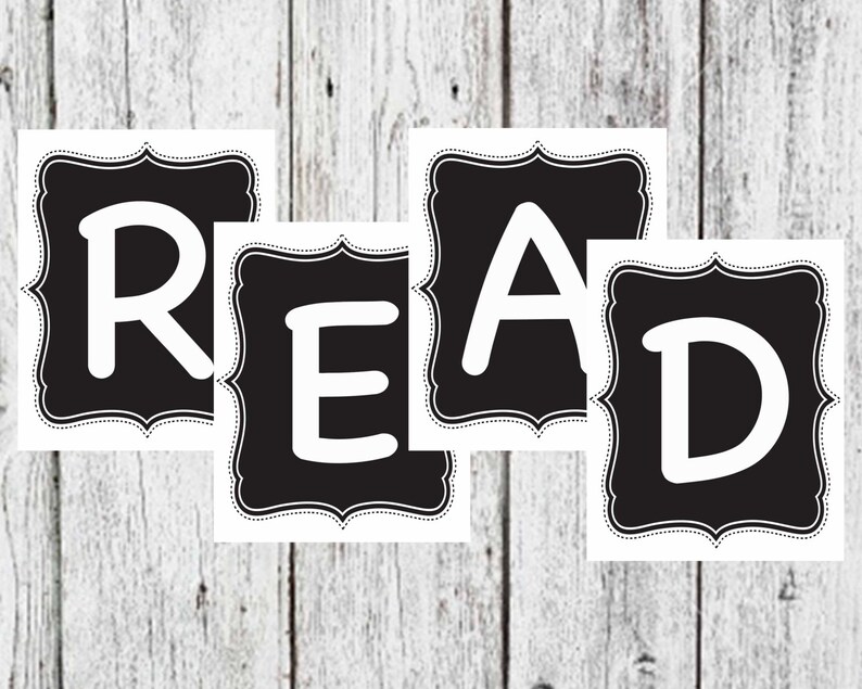 Chalkboard Read Classroom Decor Reading Nook Etsy