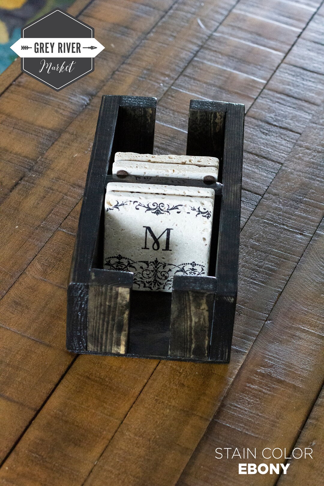 Double Coaster Caddy / Coaster Box / Box for Coasters / Coaster Storage ...