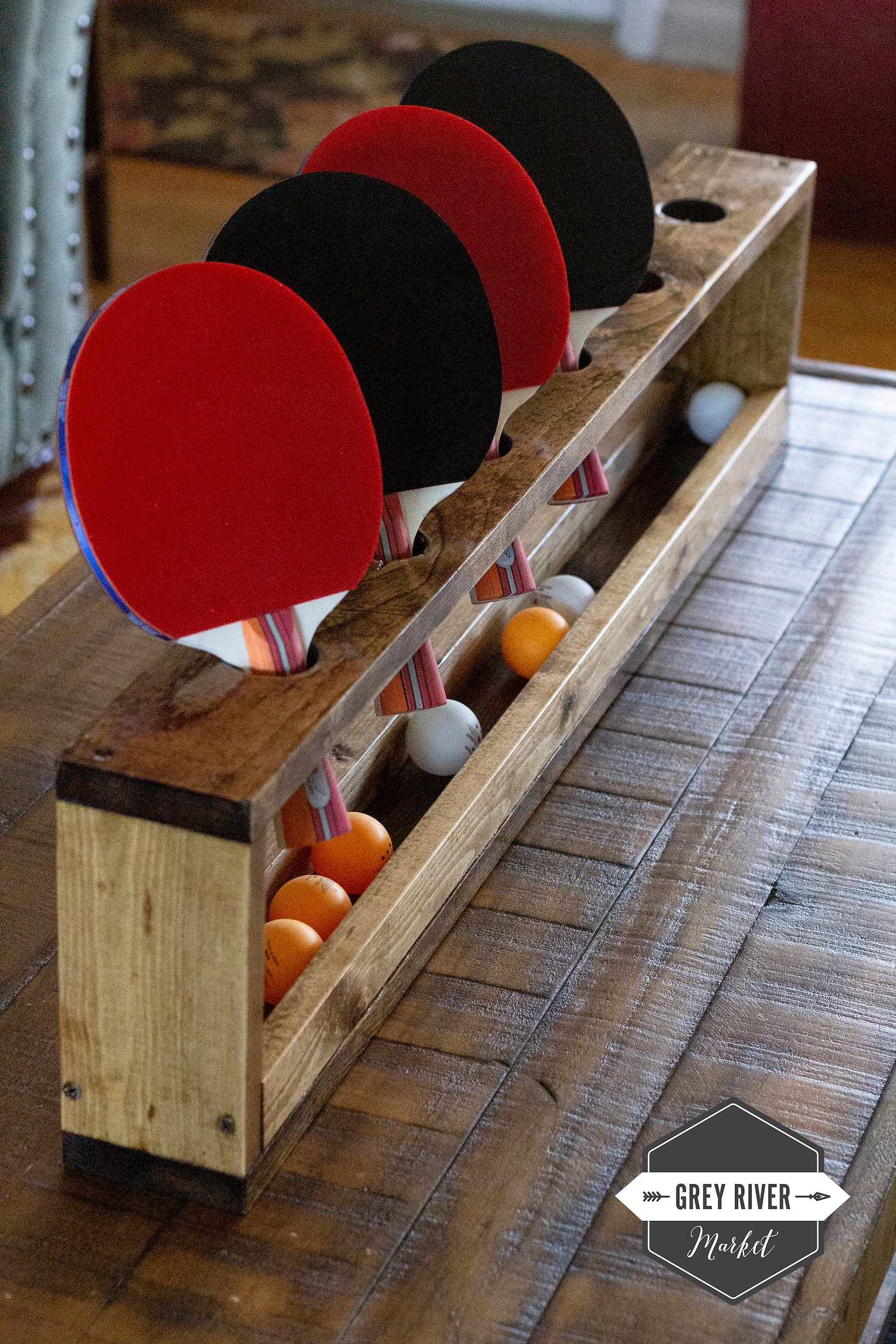 8-paddle Ping Pong Paddle Rack Stand-alone / TABLETOP Table - Etsy