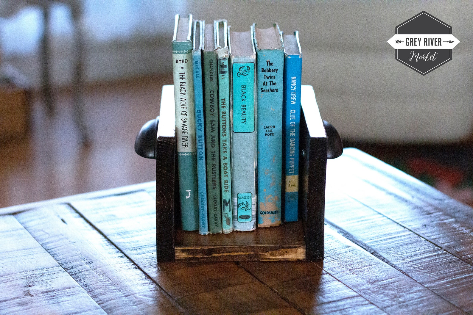 MINIATURE Bookshelf Box With Optional Rustic Iron - Etsy