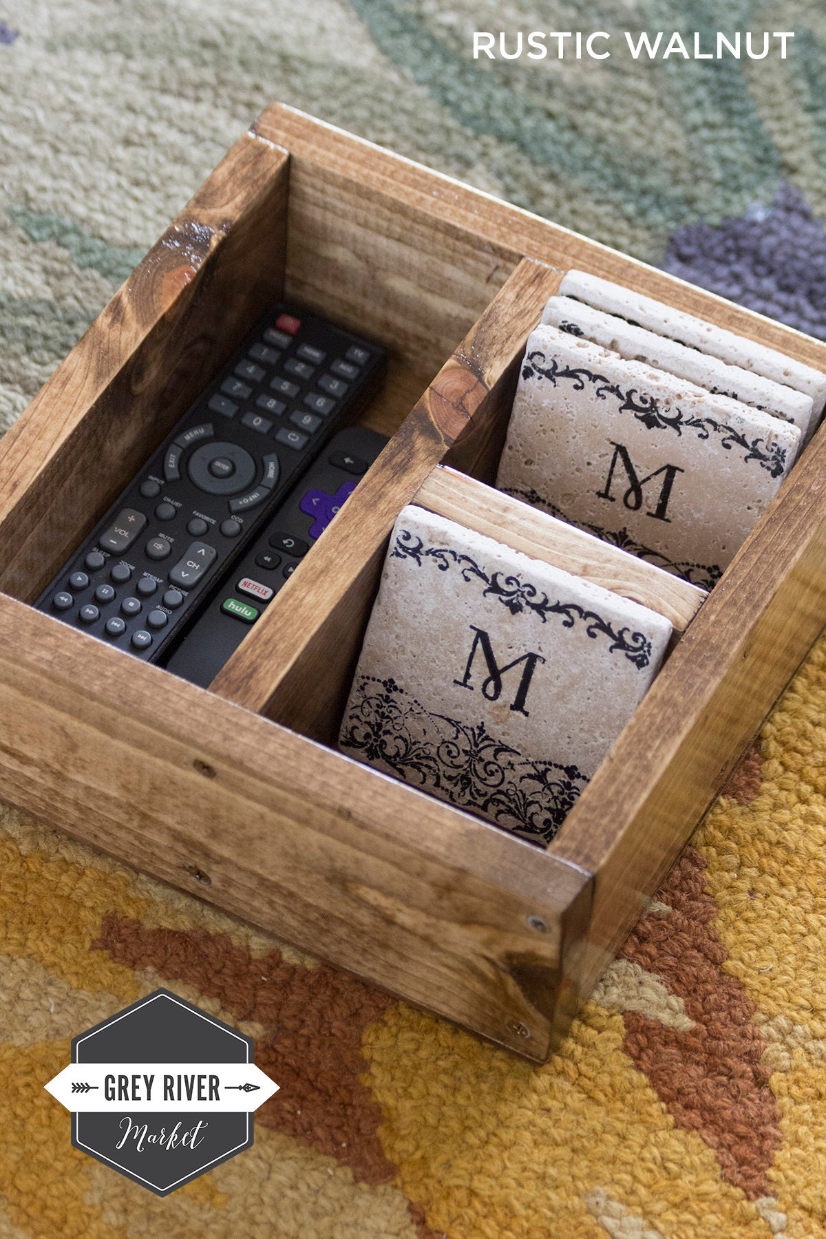 Small Remote Control Box Caddy / Remote Control Organizer / - Etsy UK