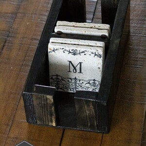 Double Coaster Caddy / Coaster Box / Box for Coasters / Coaster Storage ...