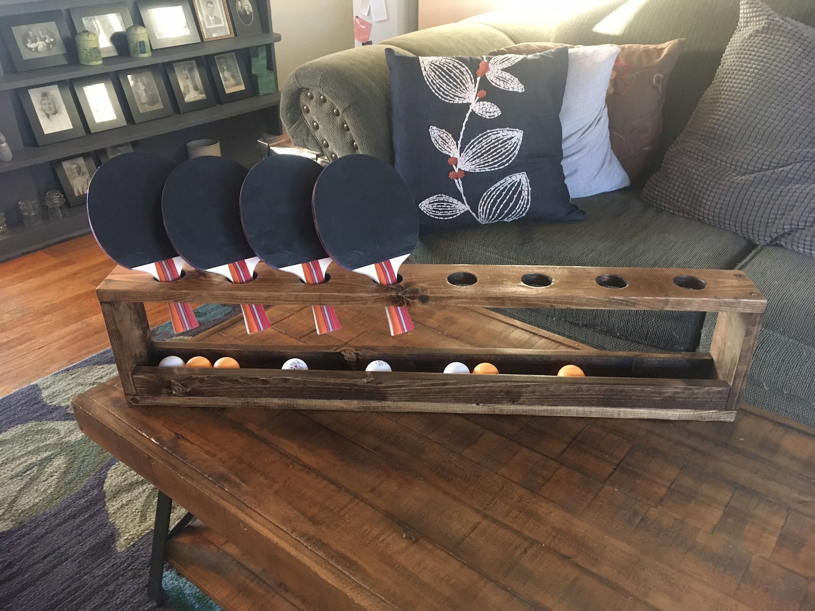 8-paddle Ping Pong Paddle Rack Stand-alone / TABLETOP Table - Etsy