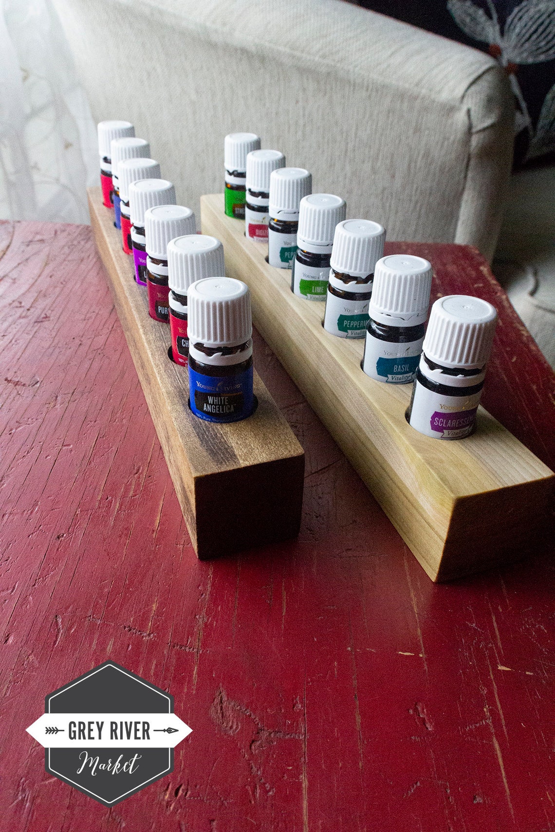 Essential Oils Rack for Young Living 12 24 or - Etsy