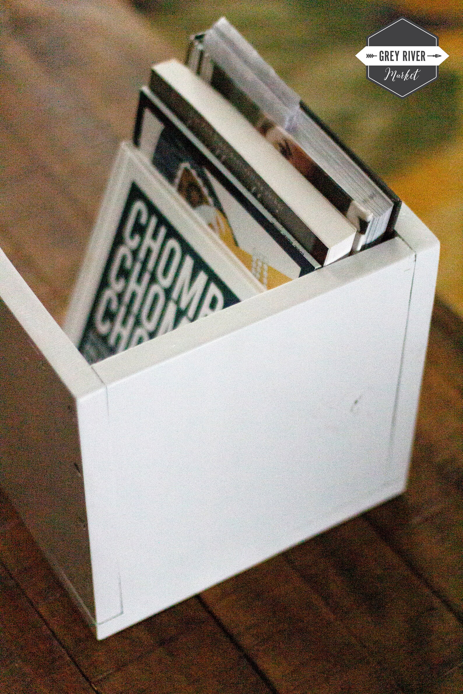 Small Bookshelf Box With Optional Rustic Iron Handles/rustic | Etsy