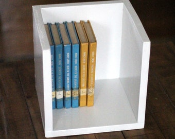 Small Bookshelf Box With Optional Rustic Iron Handles/rustic | Etsy