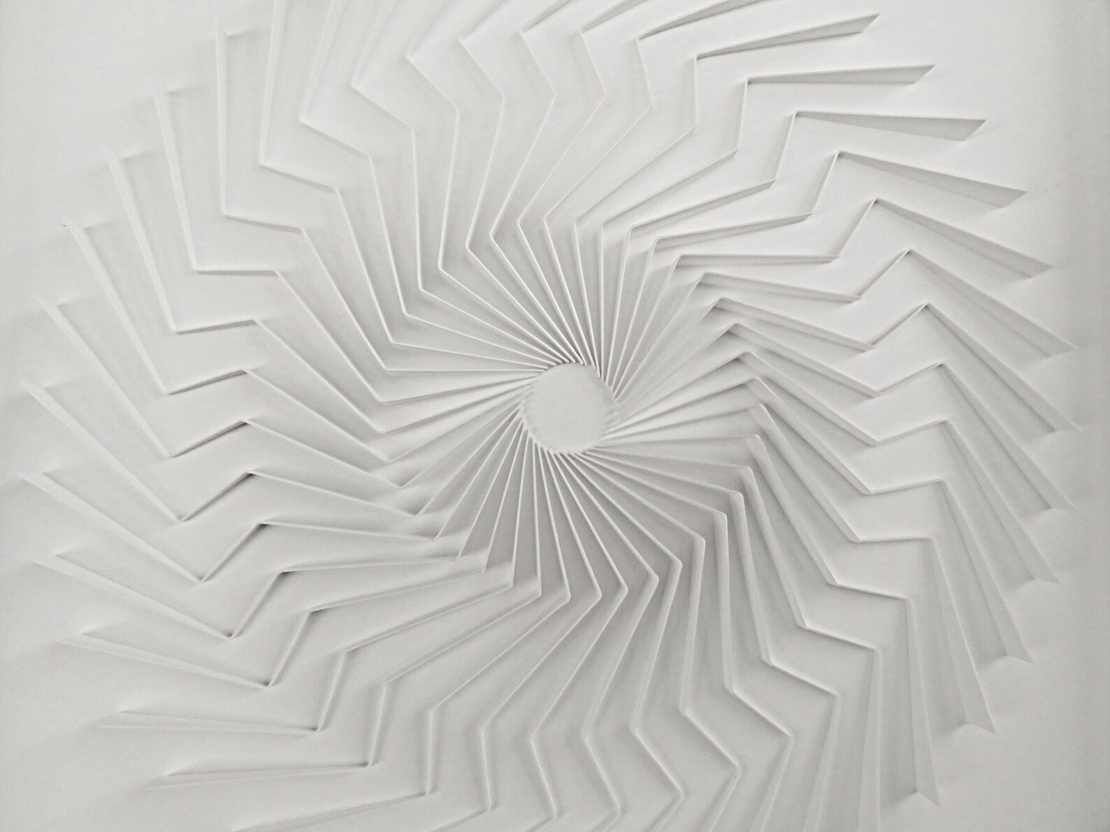Geometric Paper Art, Vortex, Paper Artwork, 3D Paper Sculpture ...