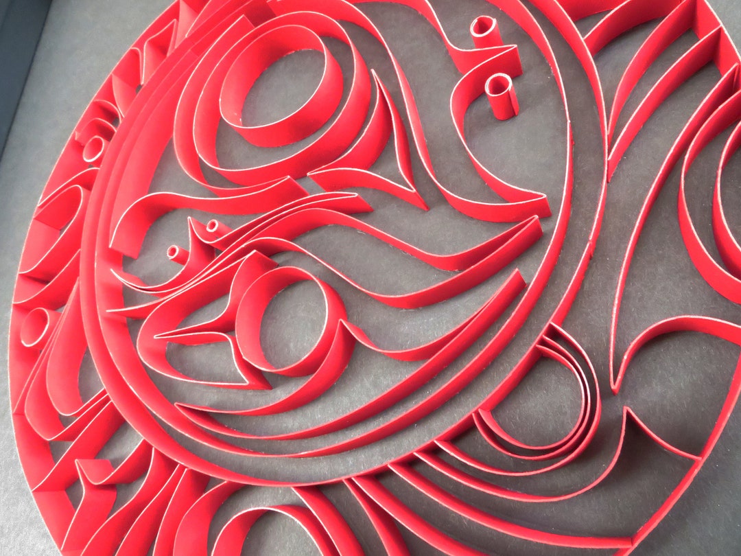 Northwest First Nations Art, Paper Art, Paper Artwork, 3D Paper ...