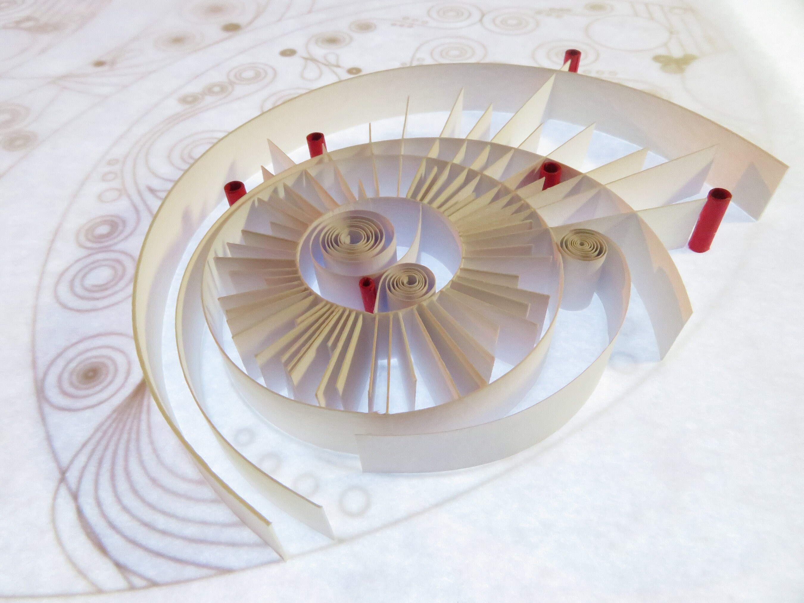 Paper Art, Vortex, 3D Paper Sculpture, Paper Craft, Home Decor ...